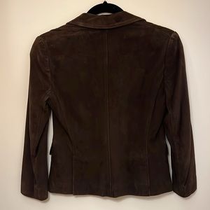 Theory | Jackets & Coats | Brown Suede Theory Blazer | Poshmark